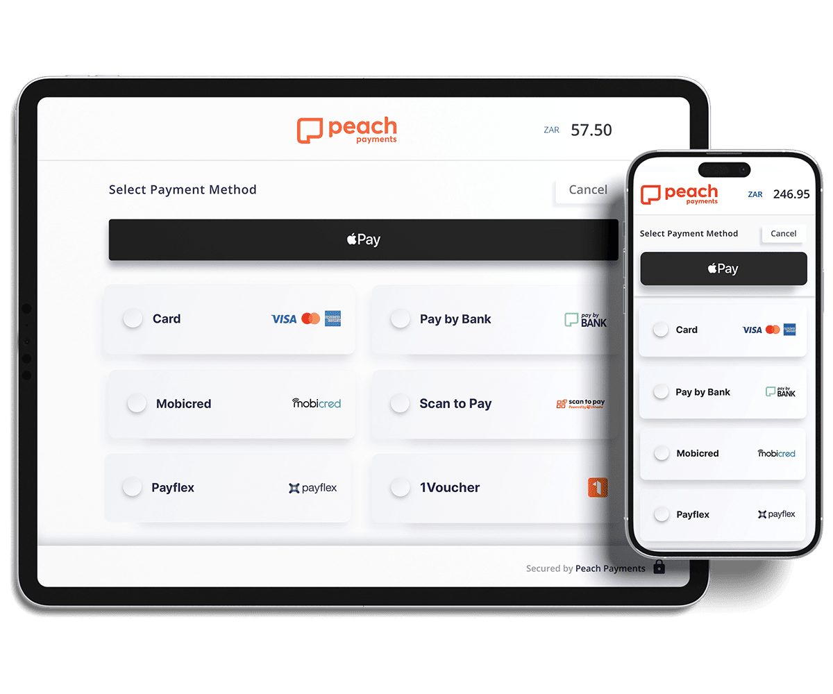 Payment Methods - Credit/Debit Card, Instant EFT, BNPL, QR Code