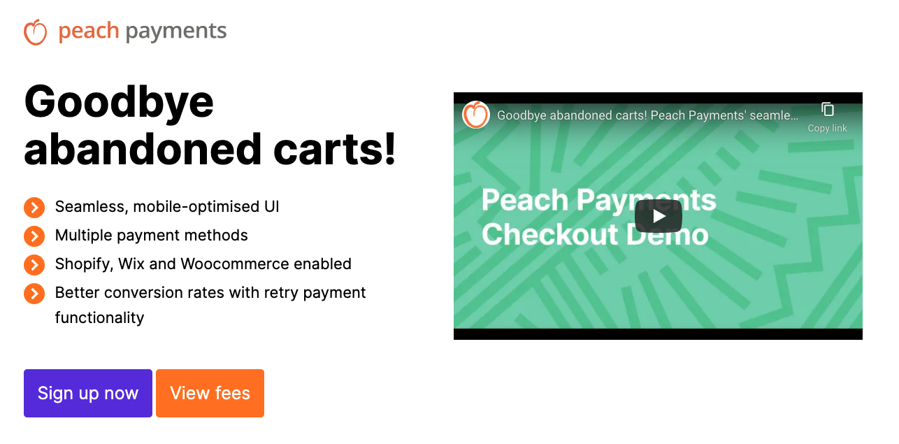 Payment Gateway | Peach Payments